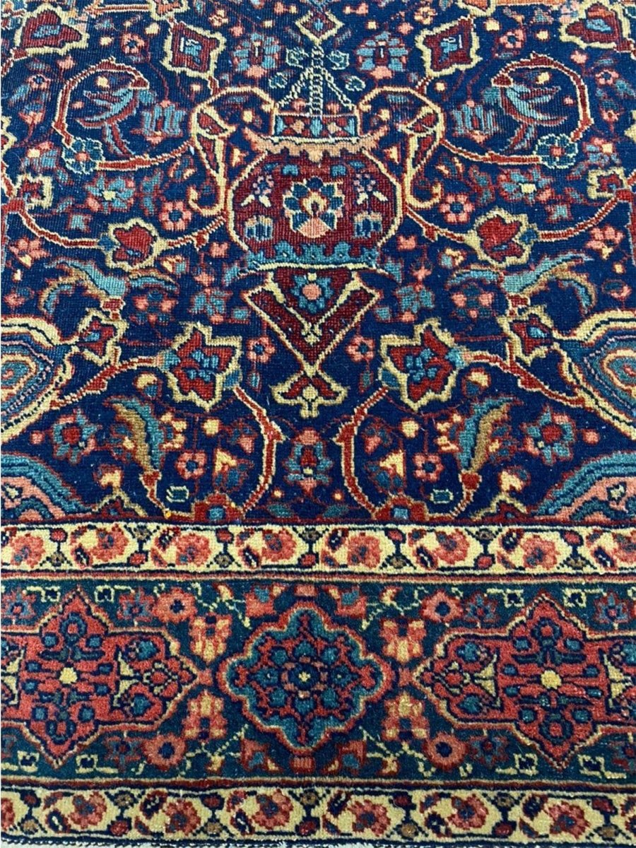 5x6 Antique Persian Yazd Area Rug | RenCollection Rugs